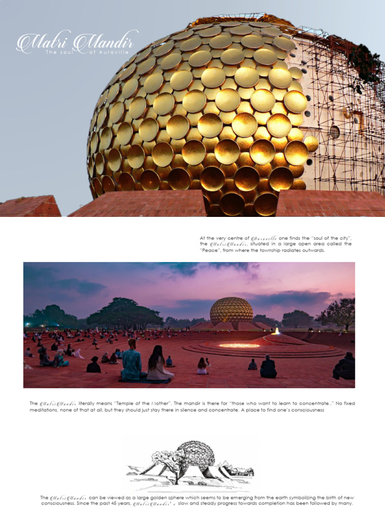 Matri Mandir | Download Free PDF | Auroville | Mirror