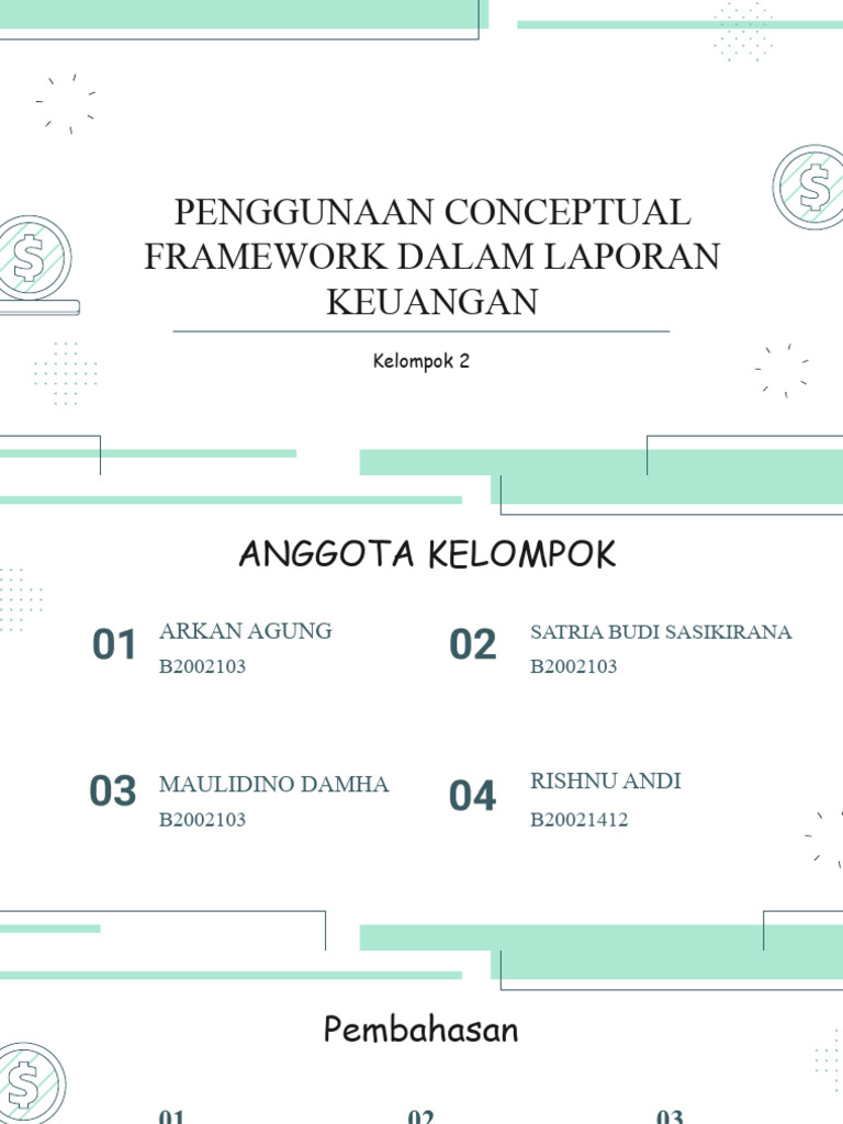 Kelompok 2 Penggunaan Conceptual Framework | PDF
