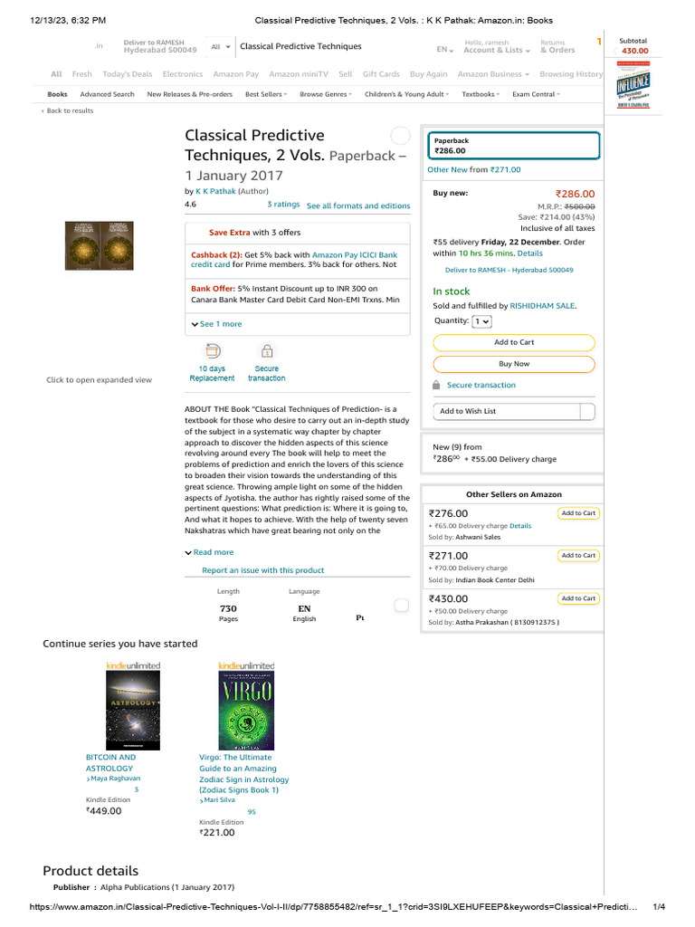 AMZ Classical Predictive Techniques | PDF