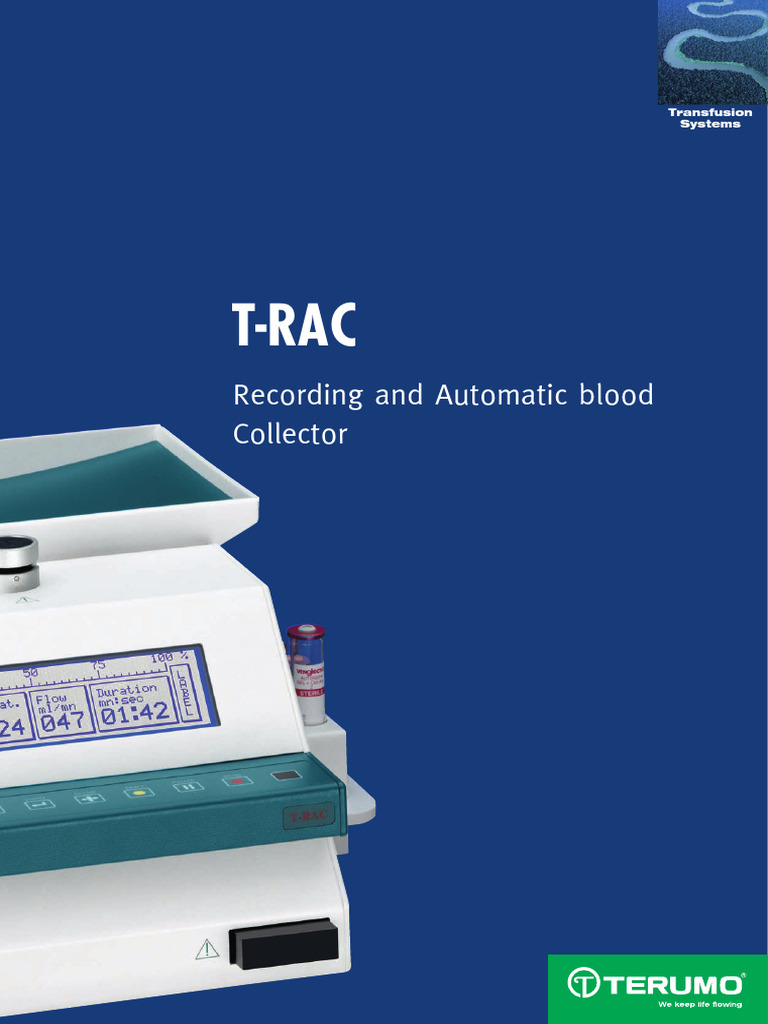 TRAC Brochure | PDF | Blood Donation | Barcode