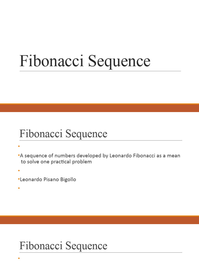 Fibonacci Sequence | PDF