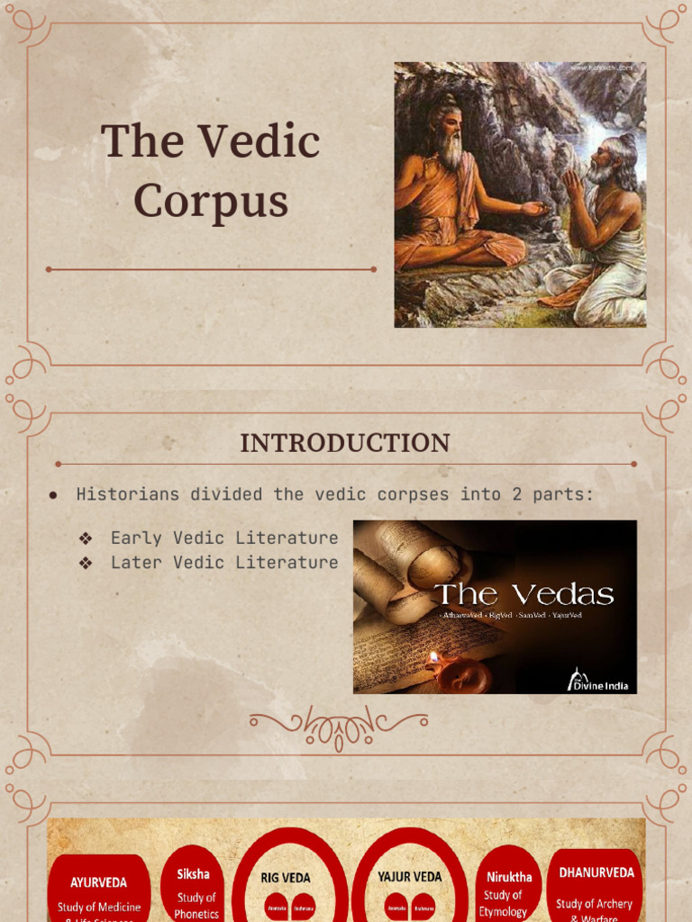 The Vedic Corpus | Download Free PDF | Vedas | Religious Texts
