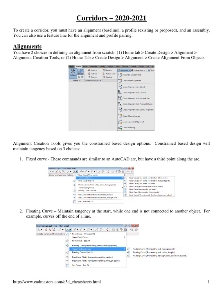 Corridors 2021 | PDF | Curve | Applied Mathematics