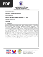 GAD Checklist for Project Design | PDF | Gender | Gender Studies