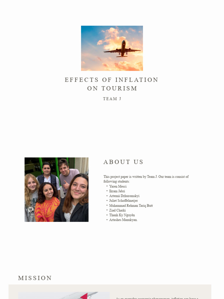 Impact of Inflation on Tourism Choices | PDF | Tourism | Inflation