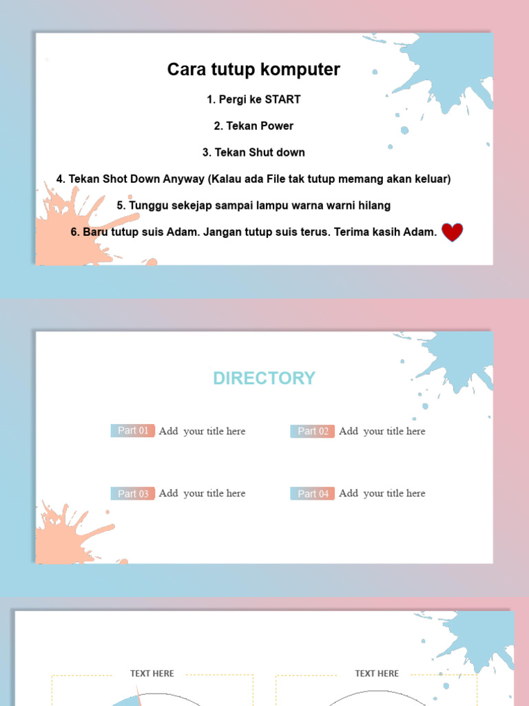 Cara Tutup Komputer | PDF