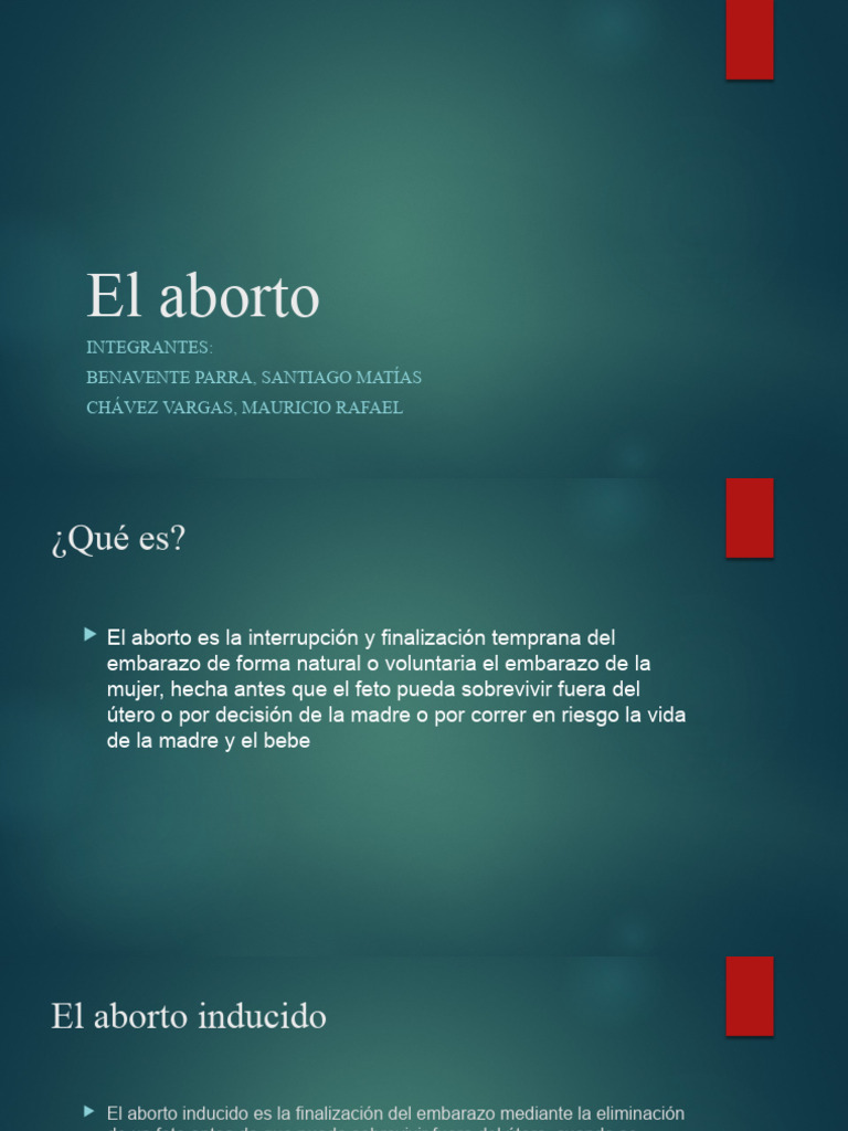 El Aborto | PDF | Aborto | Medicina