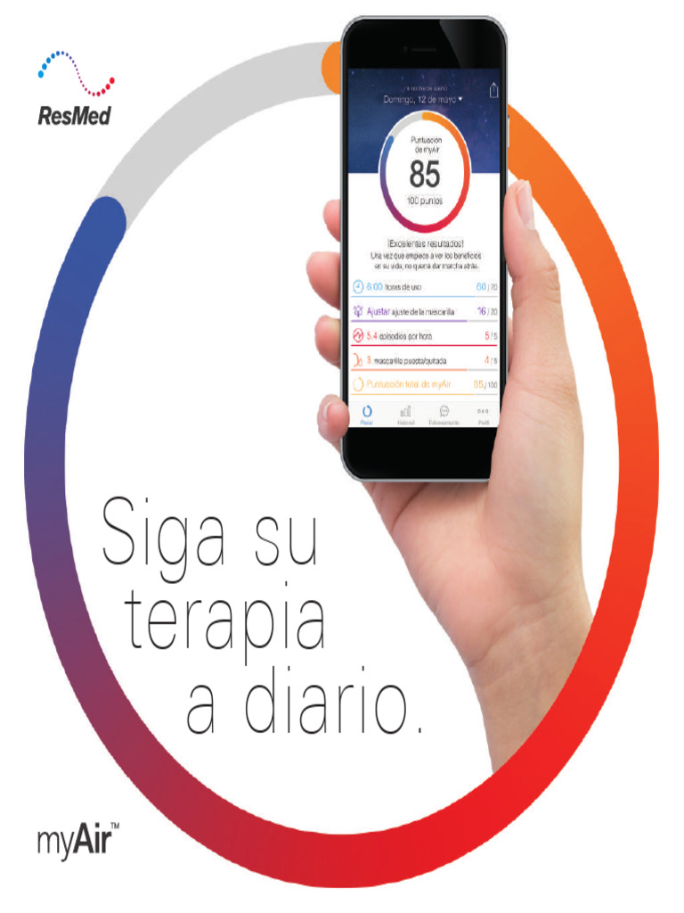 Regístrese y use myAir para terapia | PDF | Internet | Contraseña