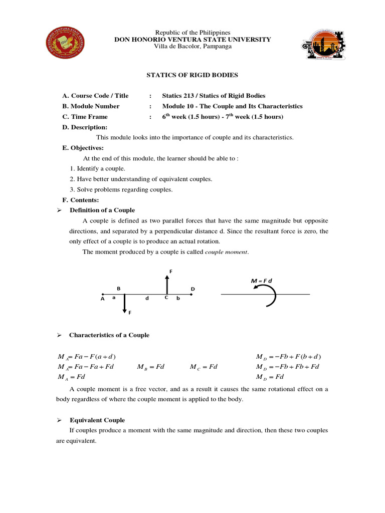 Statics Module 10 | PDF | Force | Euclidean Vector
