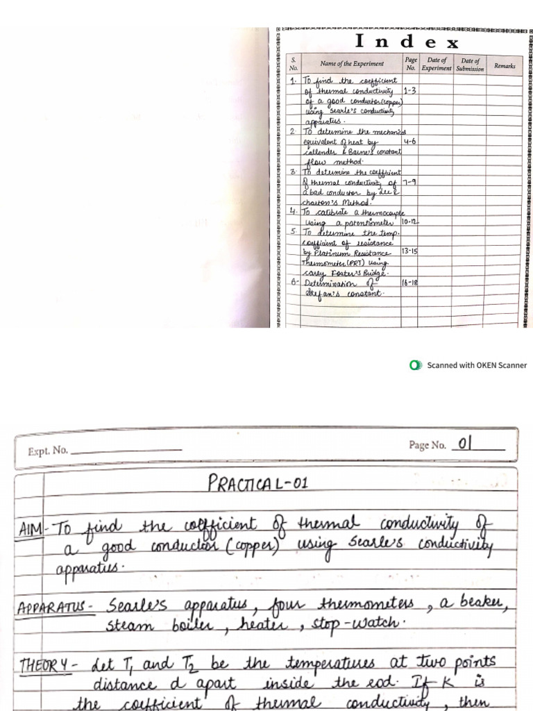 Physics Practical File | PDF