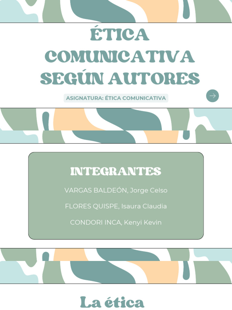 Ética Comunicativa Según Autores | PDF | Immanuel Kant | Razón