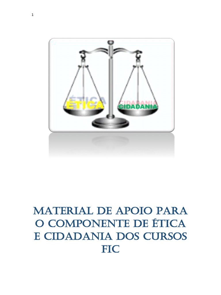 Apostila De ética E Cidadania Pdf Cidadania Moralidade
