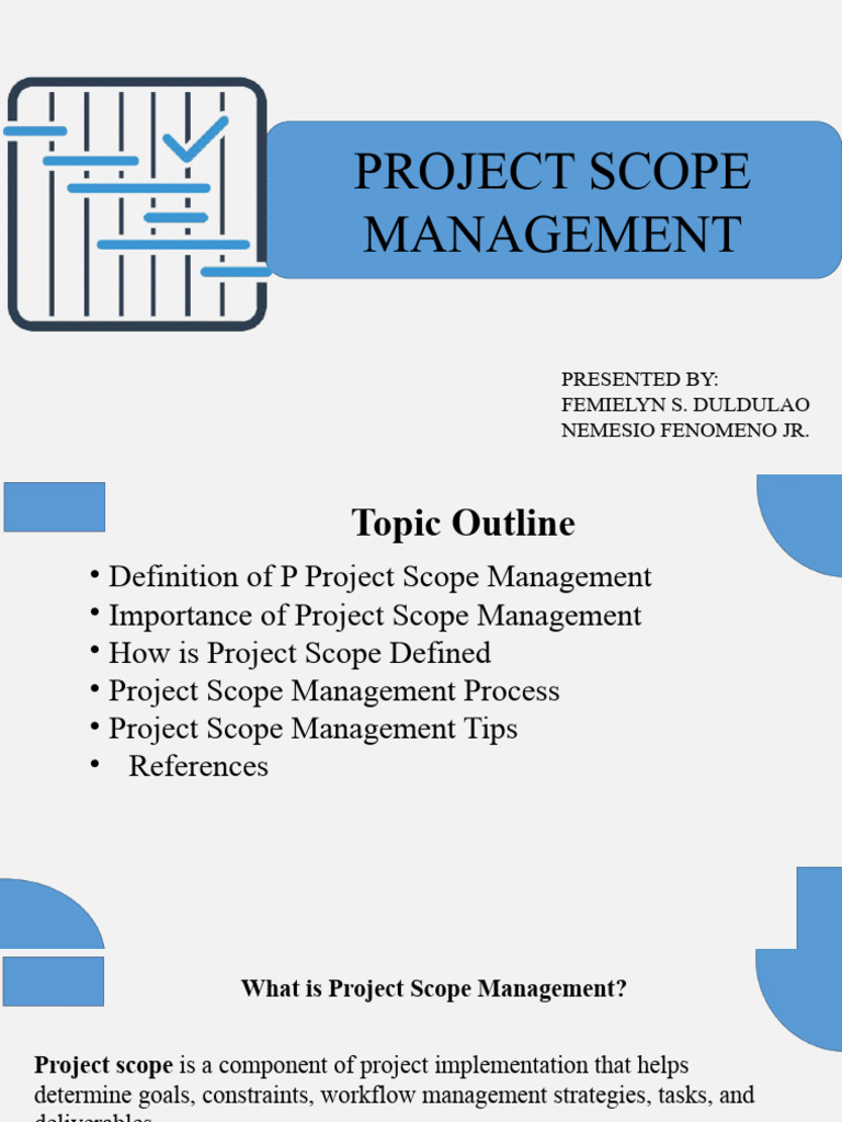 Project Scope Management Guide | PDF | Project Management | Business