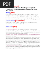 CBSE Class 11 Chemistry - Salt Analysis | PDF