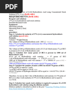 The Complete Aqueous Hydrochloric Acid Solutions Density-Concentration ...