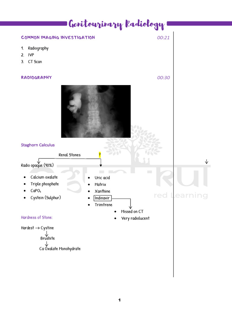 15 - Genitourinary Radiology | PDF | Kidney | Endocrine System 15 - Genitourinary Radiology | PDF | Kidney | Endocrine System