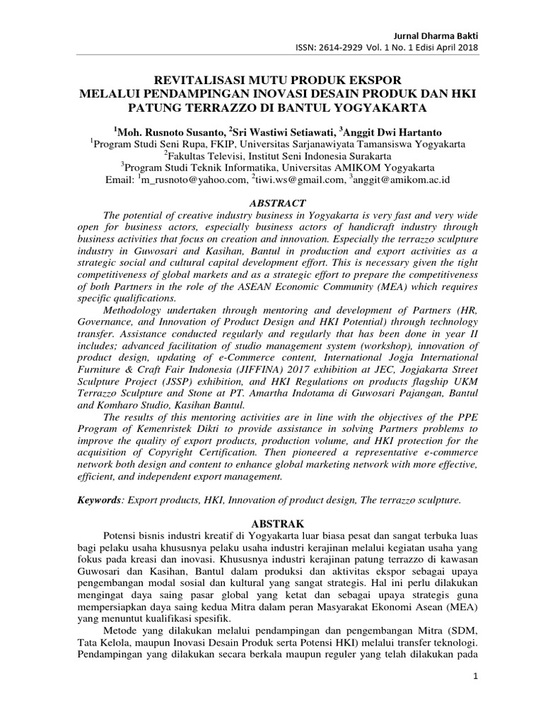 Edhy SST Journal Manager Naskah Jurnal Dharma Bakti Hal 1 12 M Rusnoto S Sri Ws Anggit DH Oke ...