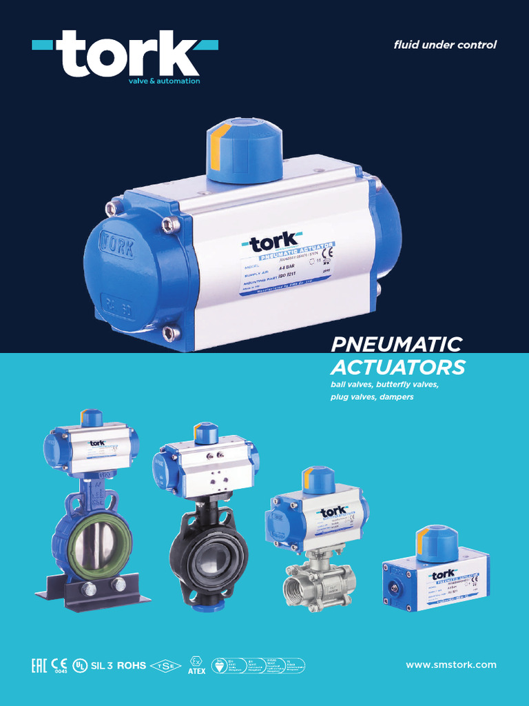 Pneumatic Actuators Catalogue | PDF | Valve | Actuator