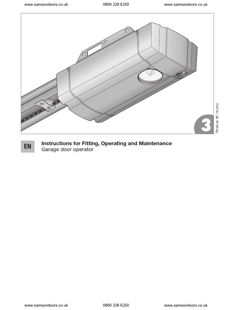 Garage Door Promatic - Series - 3 | PDF | Door | Switch
