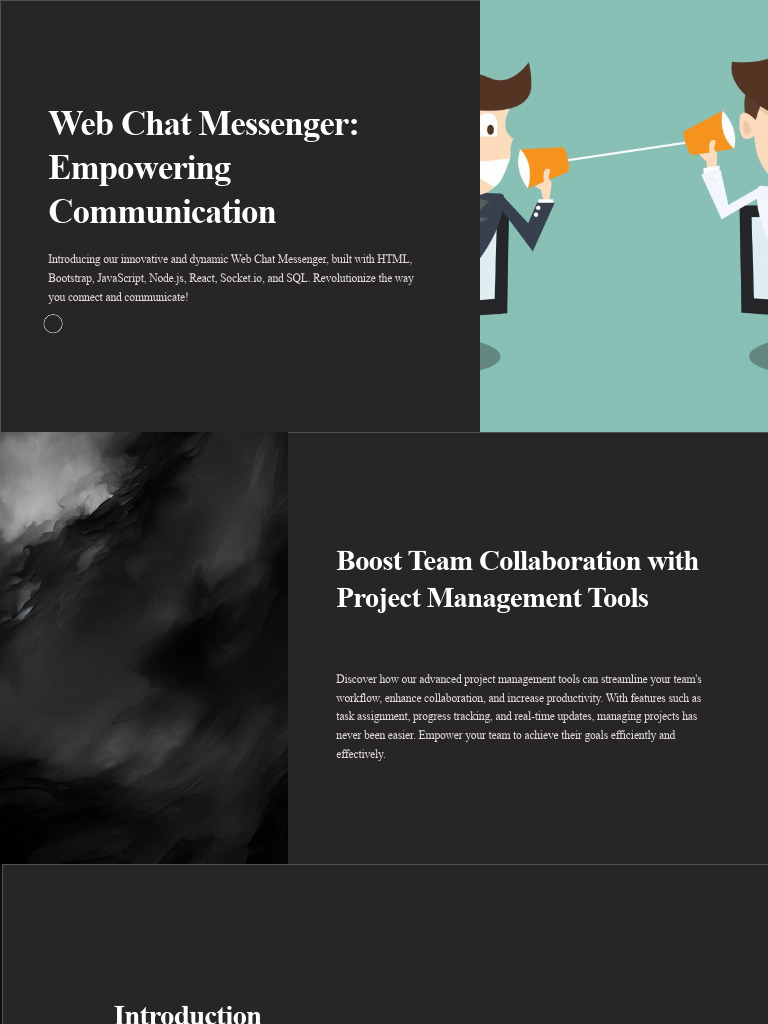 Web Chat Messenger: Features & Tech Overview | PDF | Bootstrap (Front End Framework ...