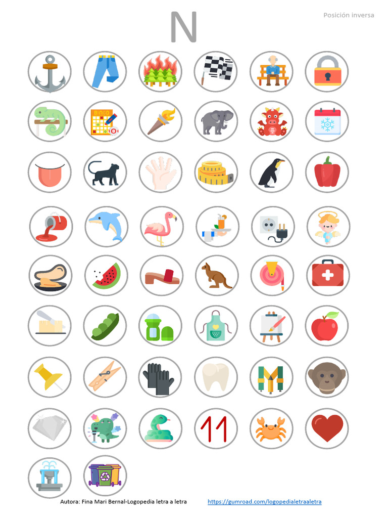 Pictogramas para Niños en PDF | PDF