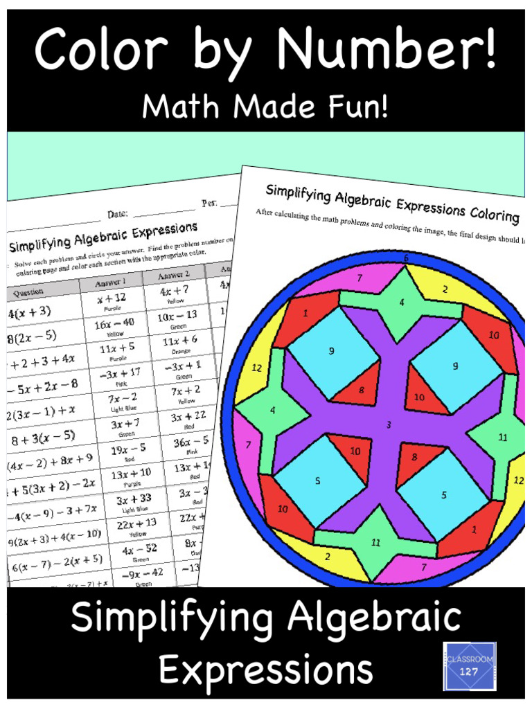 Math Made Fun!: Simplifying Algebraic Expressions | Download Free PDF ...