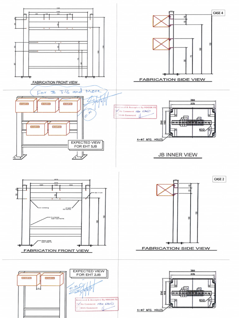 EHT JB Typical Installation Drawing | PDF