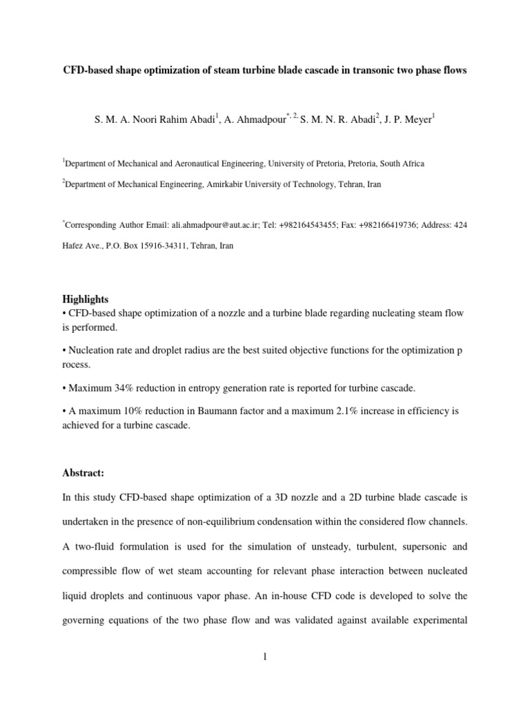 NooriRahimAbadi CFDBased 2017 | PDF | Fluid Dynamics | Mathematical Optimization