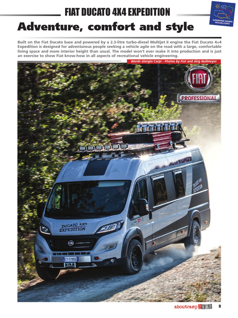 Fiat Ducato 4x4 Expedition Adventure Comfort and Style 9 Fiat Ducato 4x4 Expedition | PDF | Four ...