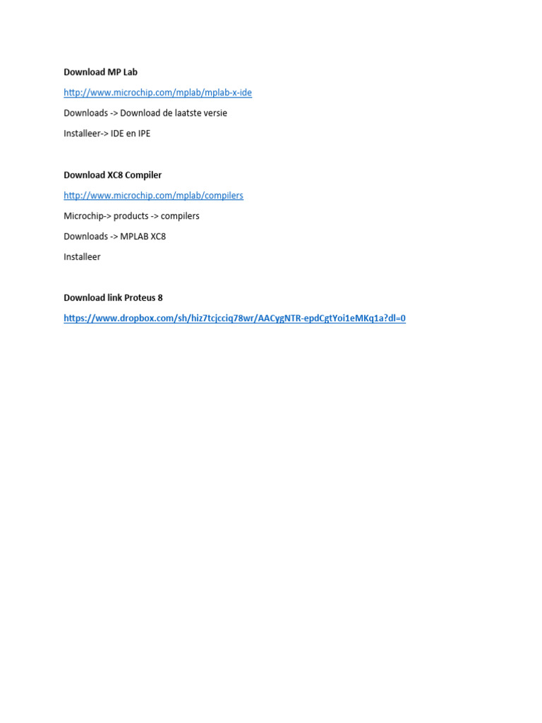 MPLAB - XC8 en Proteus Download Link | PDF