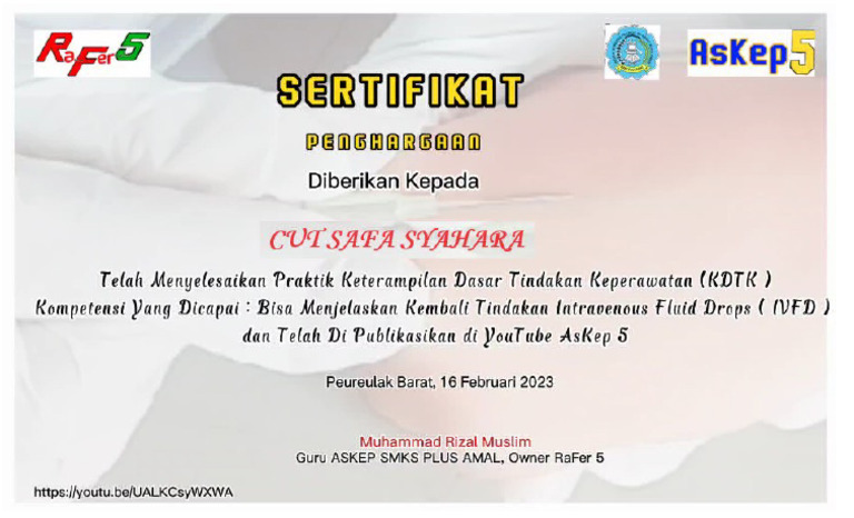 Sertifikat Safa | PDF