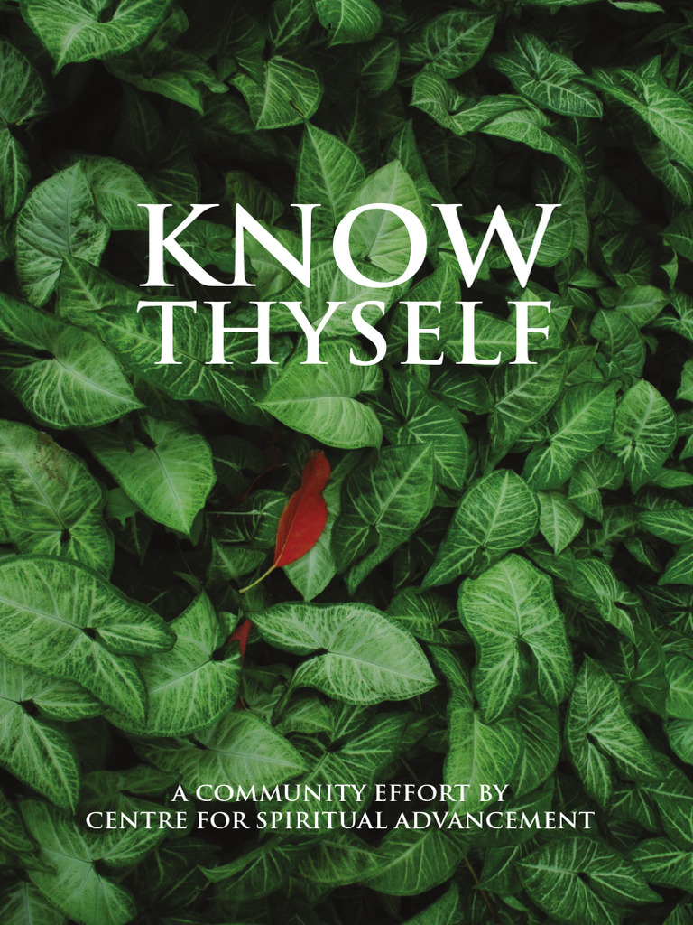 Know Thyself Book | PDF | Soul | God