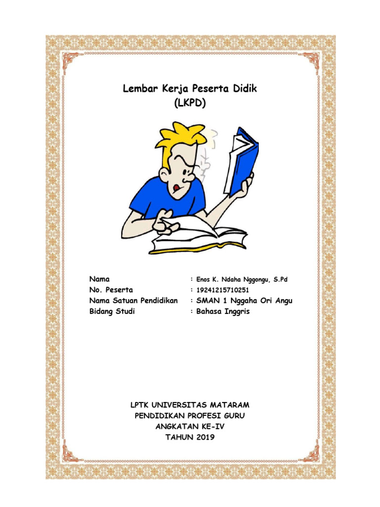 LKPD - ENOS K. ND. NGGONGU Suggestion and Offering | PDF | Seni & Disiplin Bahasa