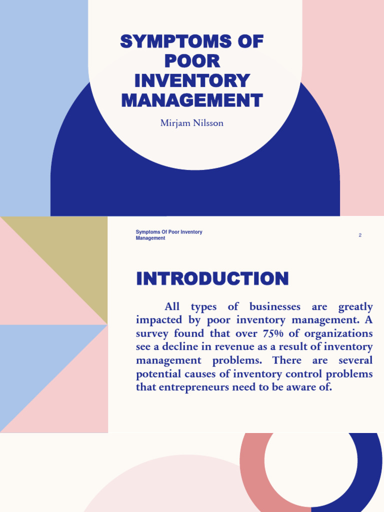 Inventory Management | PDF | Inventory | Supply Chain