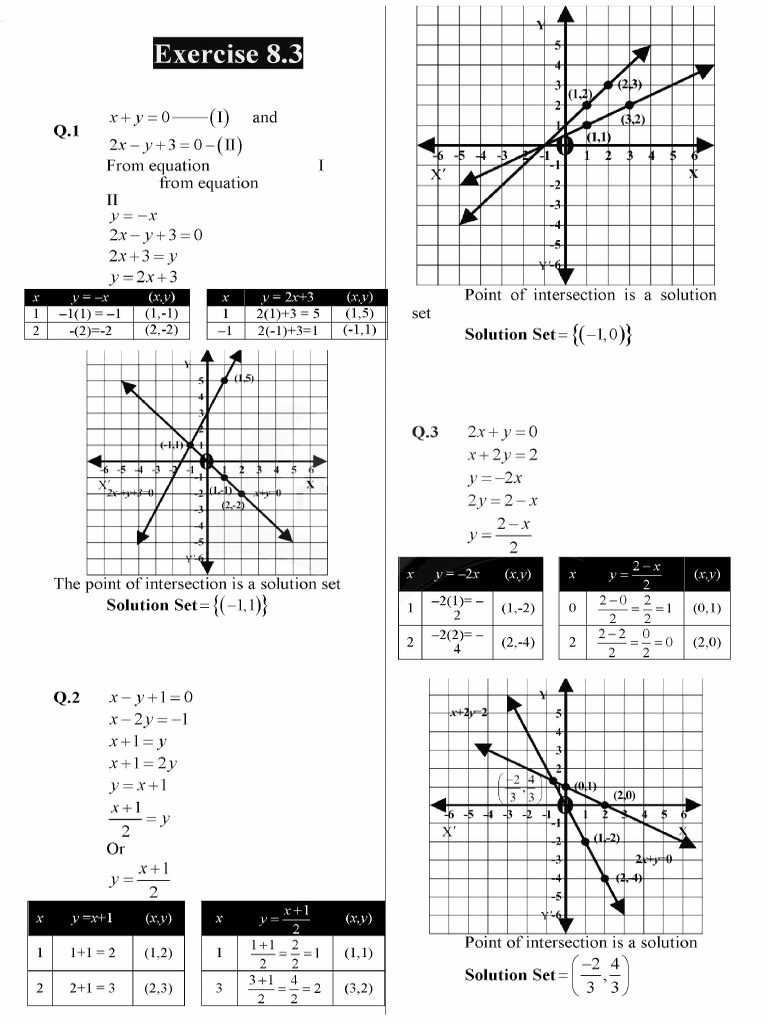 9th Math Chapter 8 8.3 | PDF