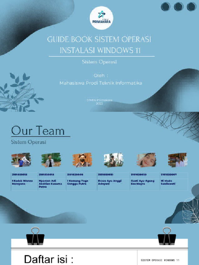 Instalasi Windows 11pptx | PDF