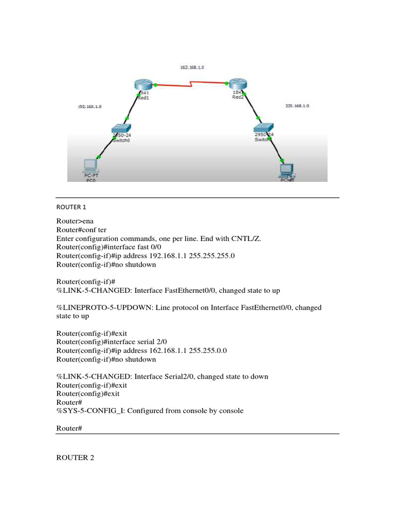 Router Configuration and IP Setup | PDF | Computers