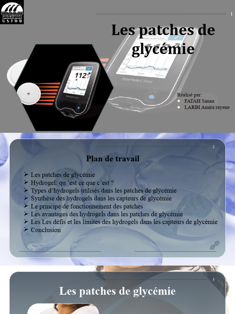 Les Patches de Capteur Glycémie | PDF | Matériaux | Substances chimiques