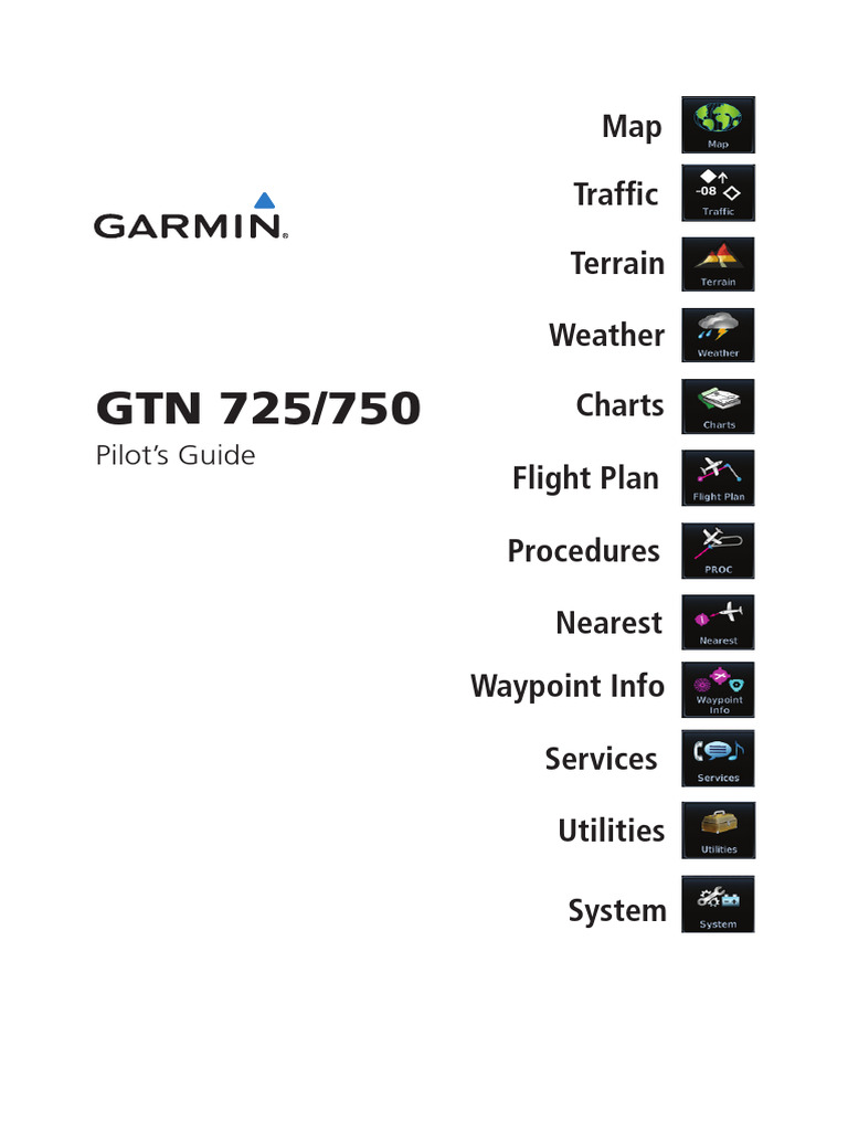 GTN 725-750 Pilot's Guide | PDF | Altimeter | Global Positioning System