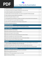 OSCE Checklist Hand Wrist Examination | PDF