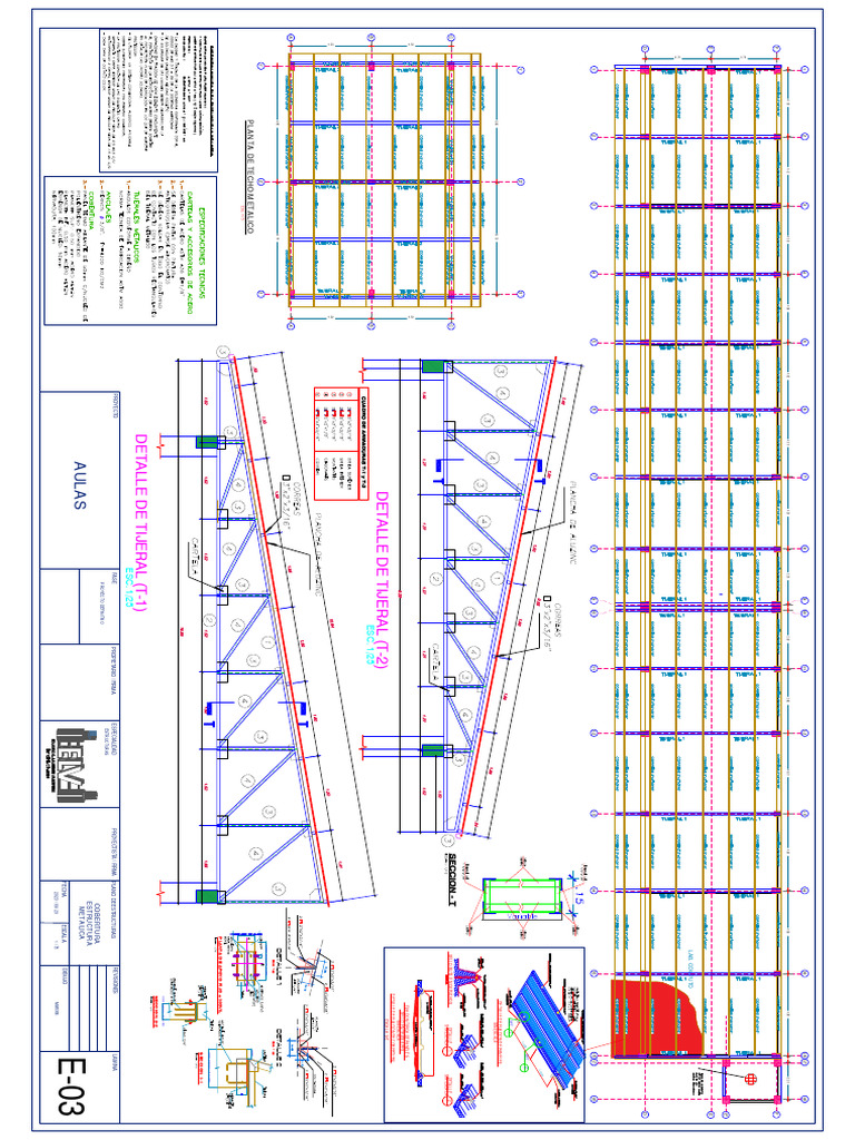 Planos Estructura Metalica | Descargar gratis PDF | Ingeniería | Rieles
