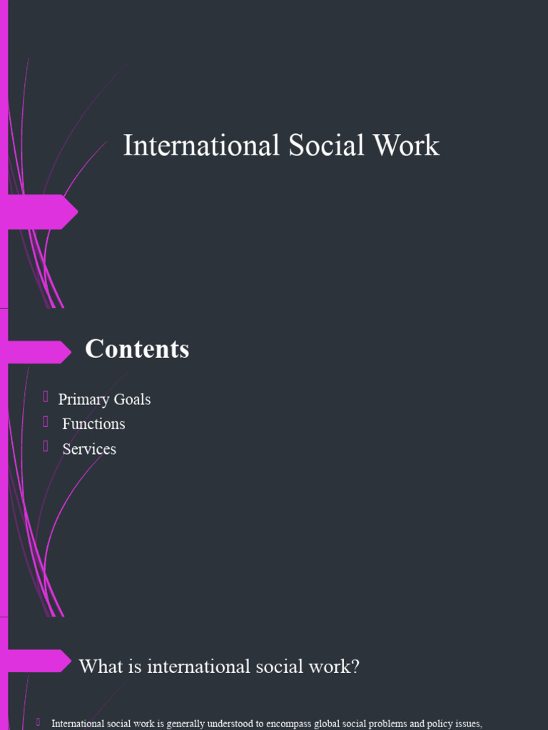 International Social Work 102 FNL | PDF | Social Work