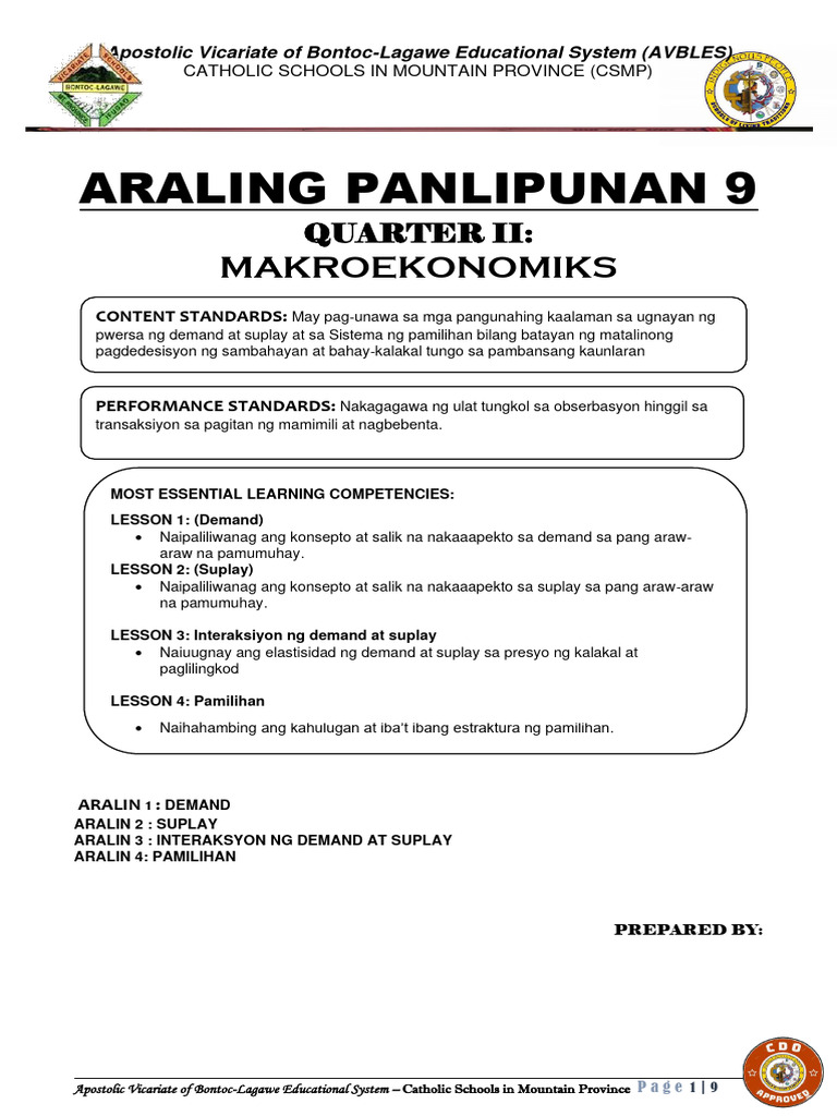 AP Learning Packet (Not Clickbait) | PDF