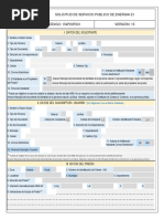 Formato de Solicitud de Servicio E1 | PDF