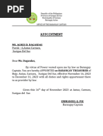 OIC Designation Memorandum Template | PDF