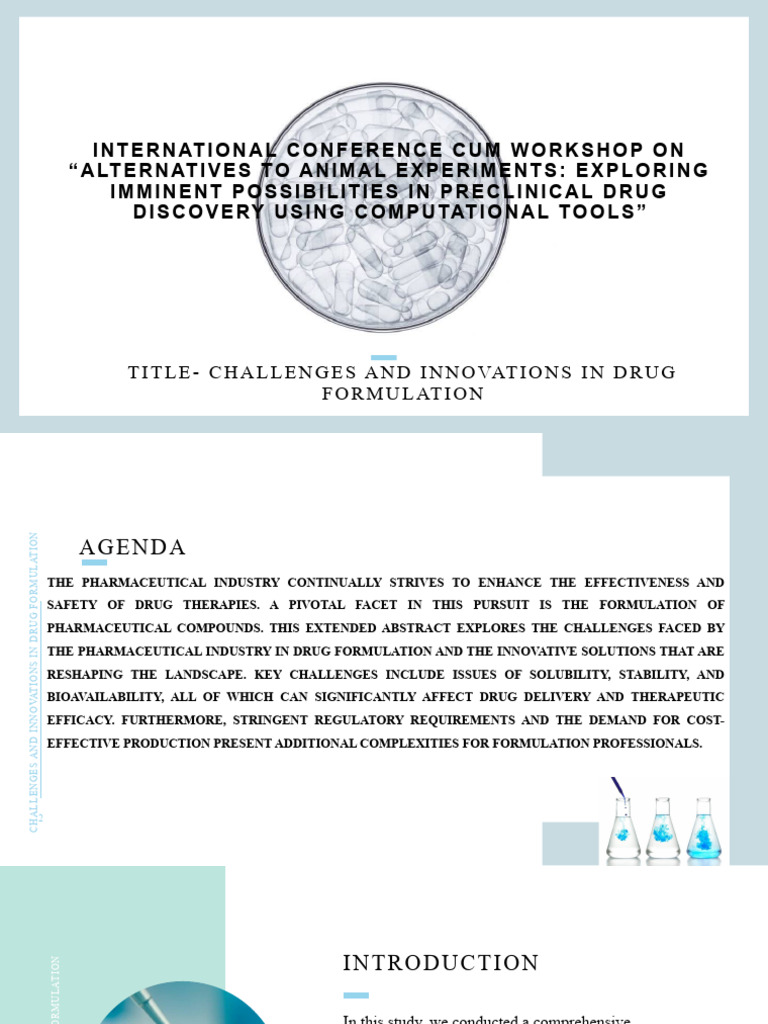 Drug Formulation Innovations | PDF | Pharmaceutical Formulation ...