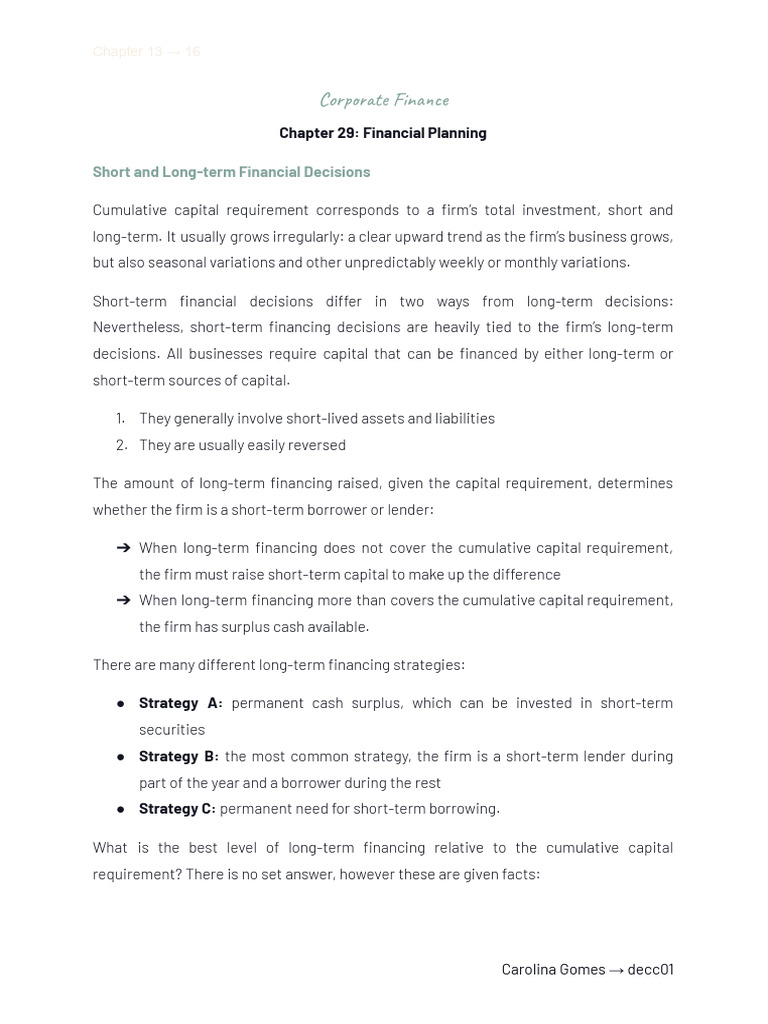 Corporate Finance Notes 2 | PDF | Stocks | Dividend