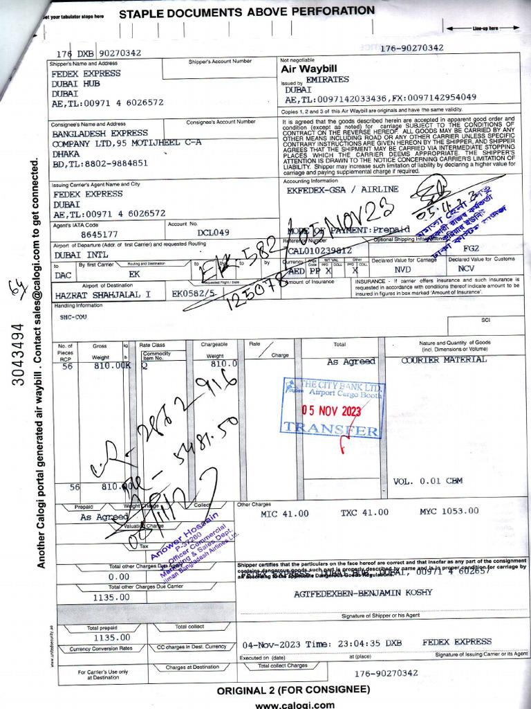 Mawb - 176-90270342 | PDF