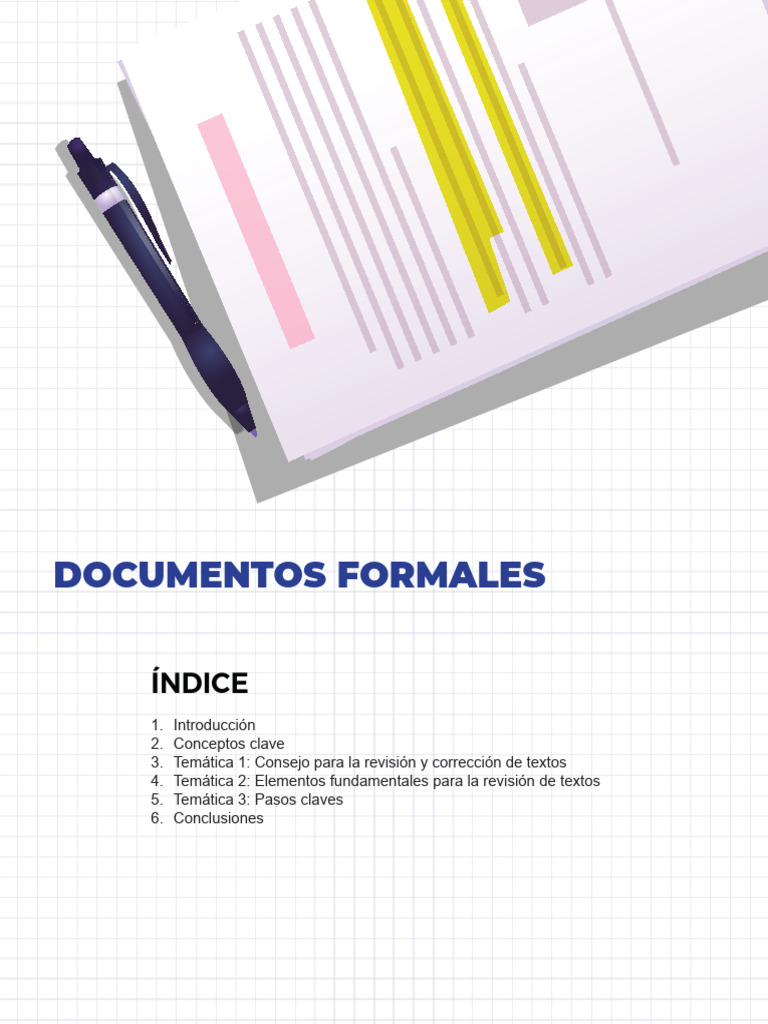 Documentos Formales | PDF | Puntuación | Edición de copia