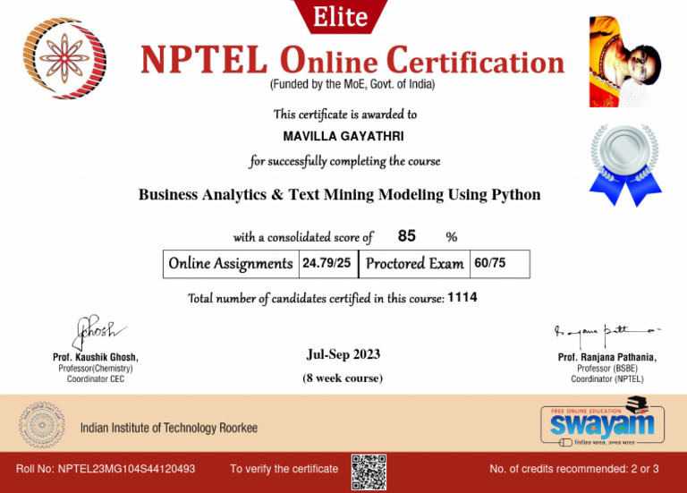 Business Analytics & Text Mining Modeling Using Python | PDF